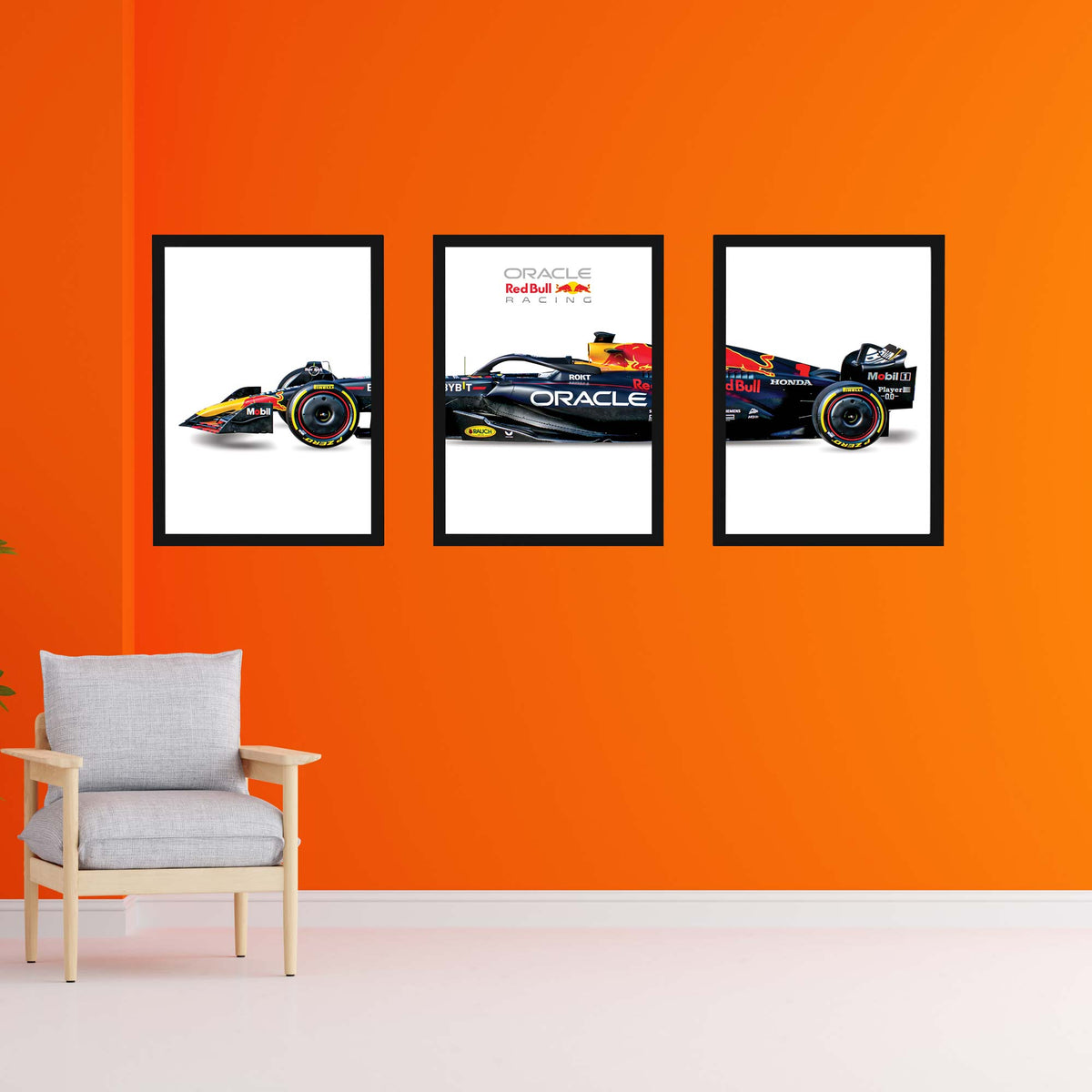 F1 | 2 Bow The Bull Wall Art Framed Poster(Wall Art) – Lamron.co