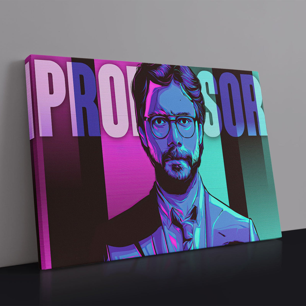 TV-Series | Money Heist: Professor Framed Poster(Wall Art) – Lamron.co