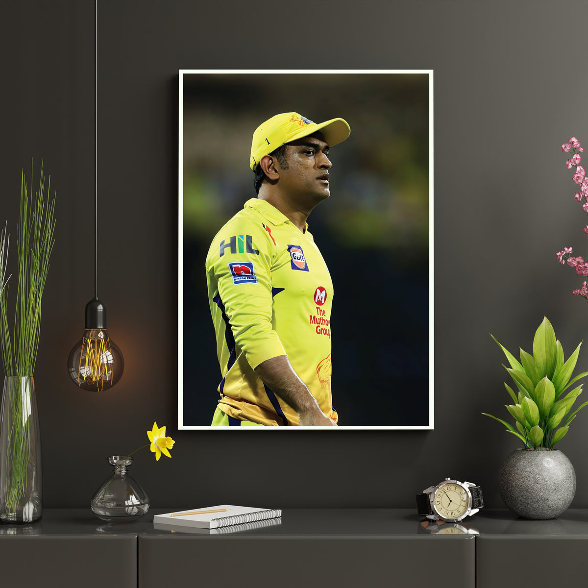 MS Dhoni | MSD#22 | Cricket Poster – Lamron.co