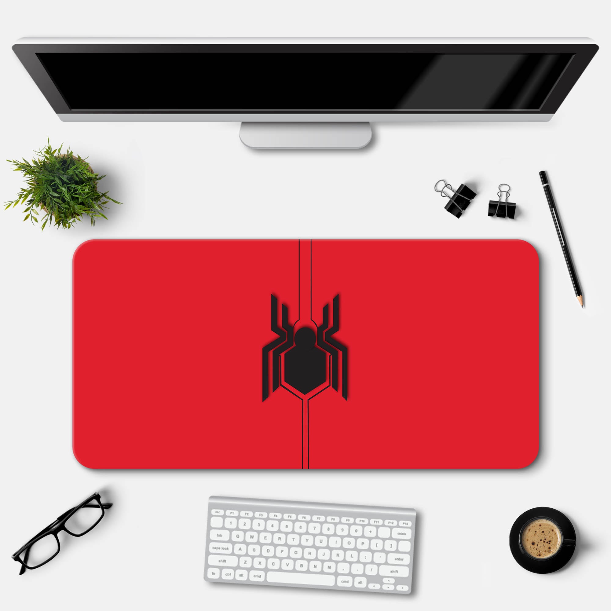 Spider Man Logo Art Desk Mat | Desk Pad | Mousepad – Lamron.co