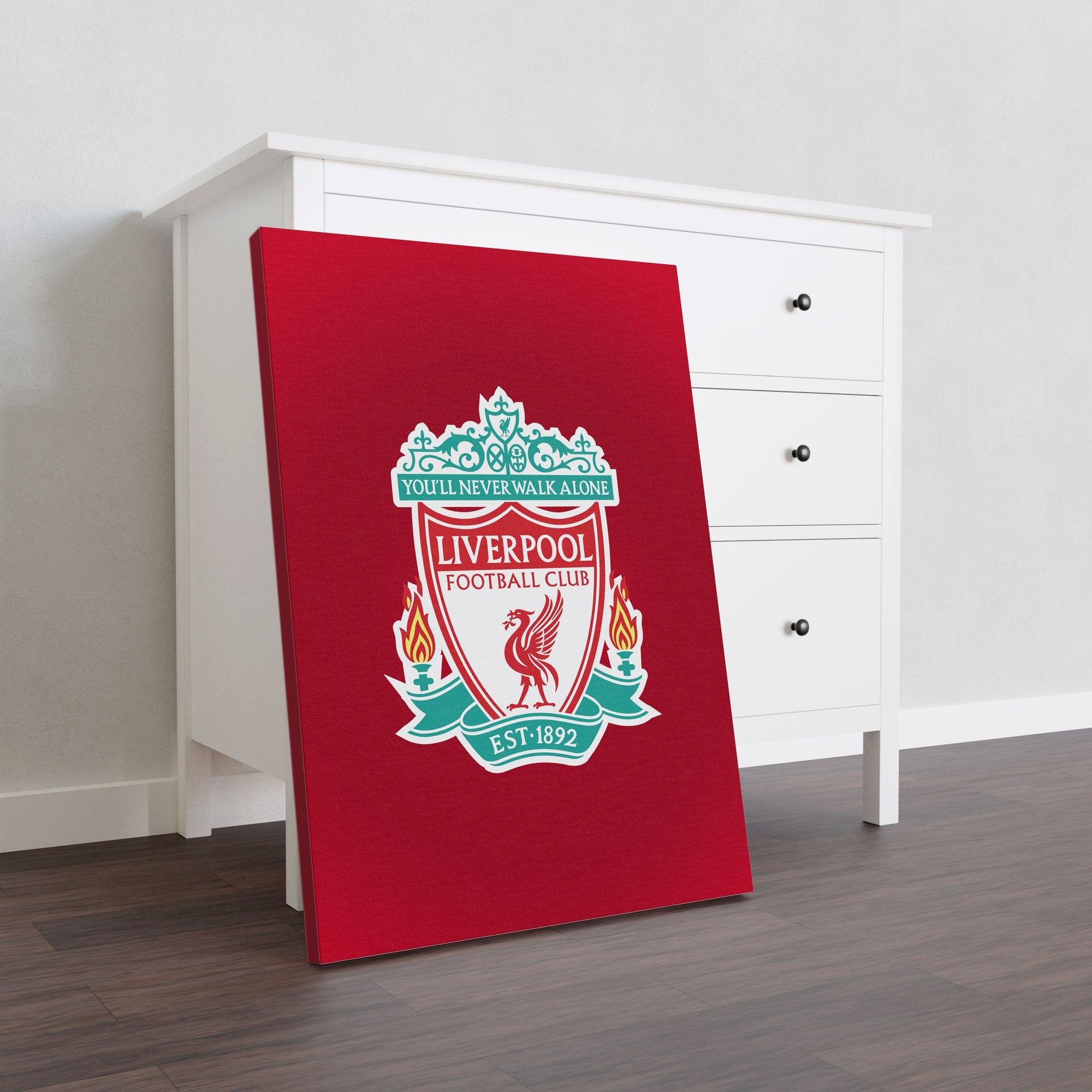 Football | Liverpool Football Club Framed Poster(Wall Art) – Lamron.co