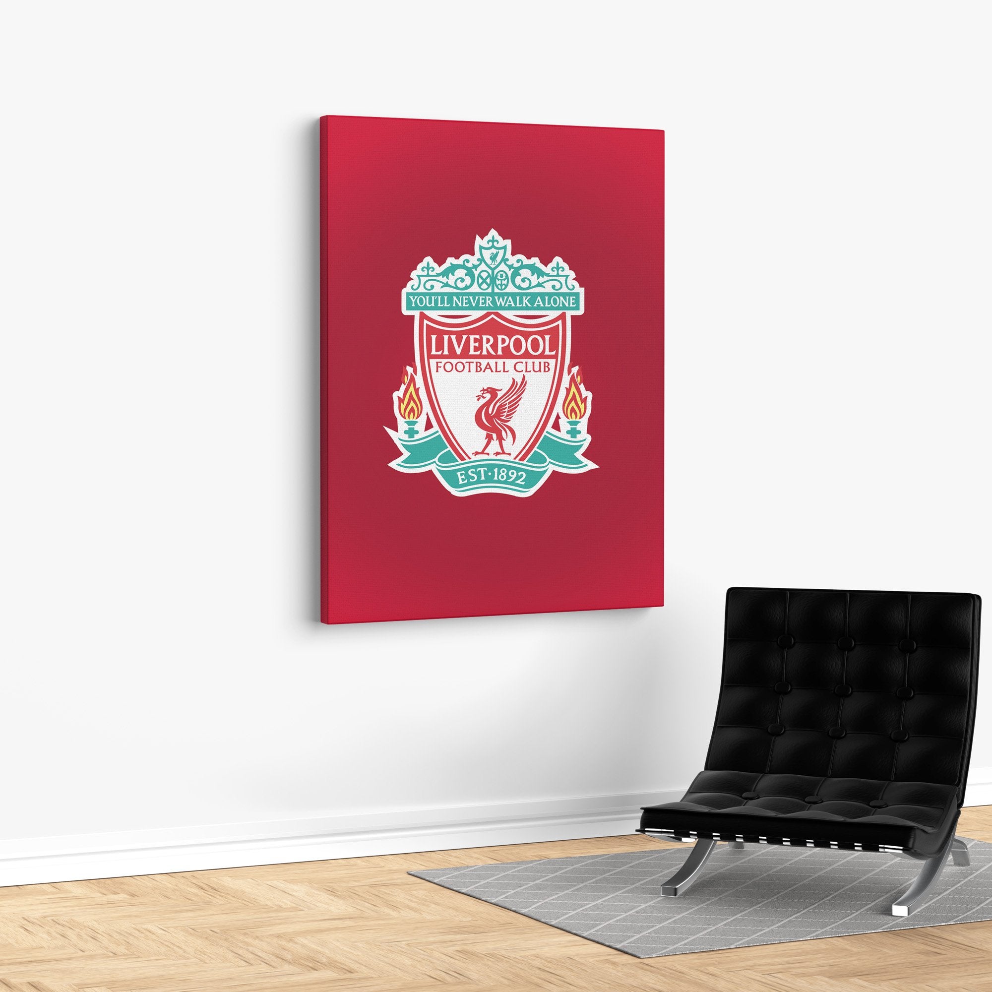 Football | Liverpool Football Club Framed Poster(Wall Art) – Lamron.co
