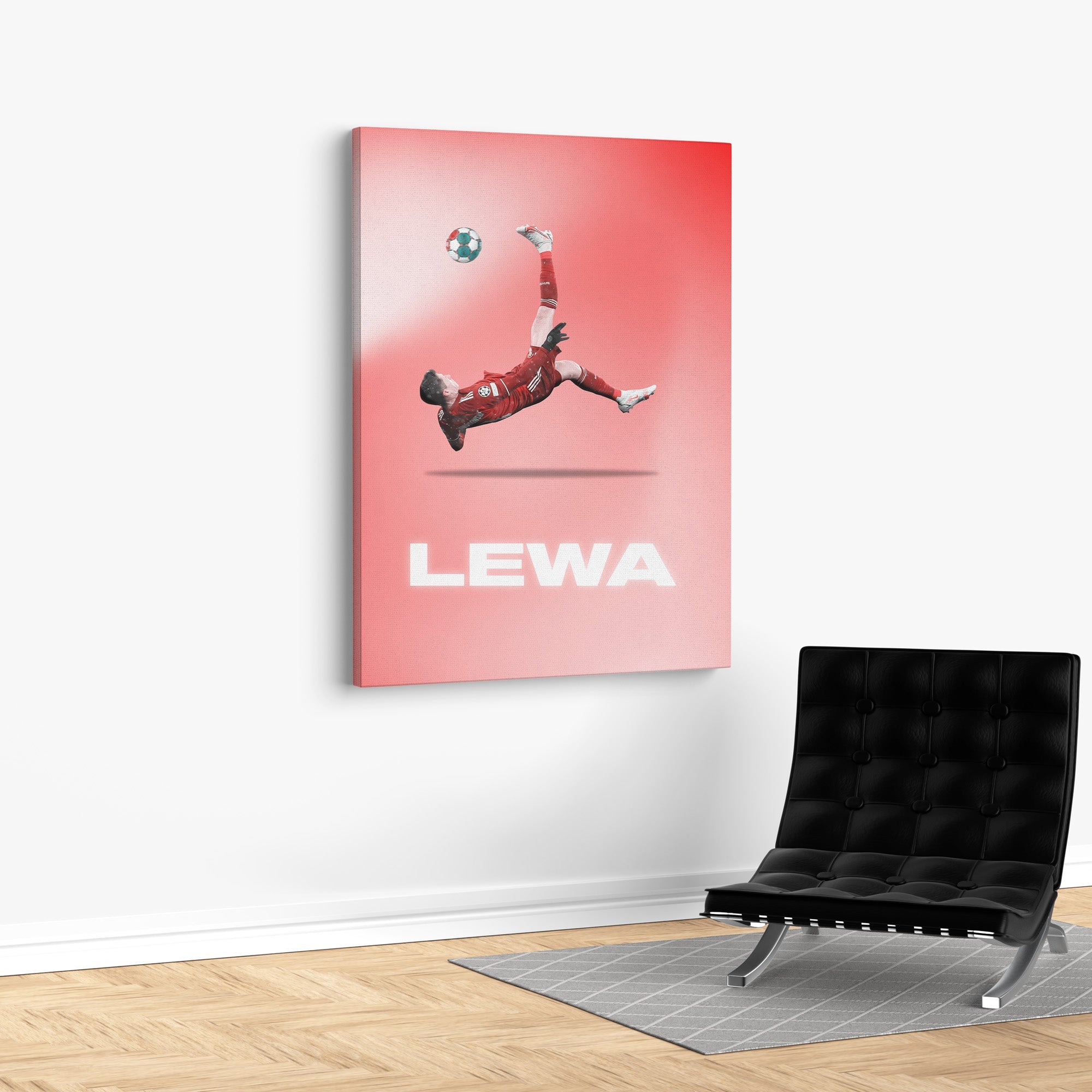 Football | Robert Lewandowski Bicycle kick Framed Poster(Wall Art ...