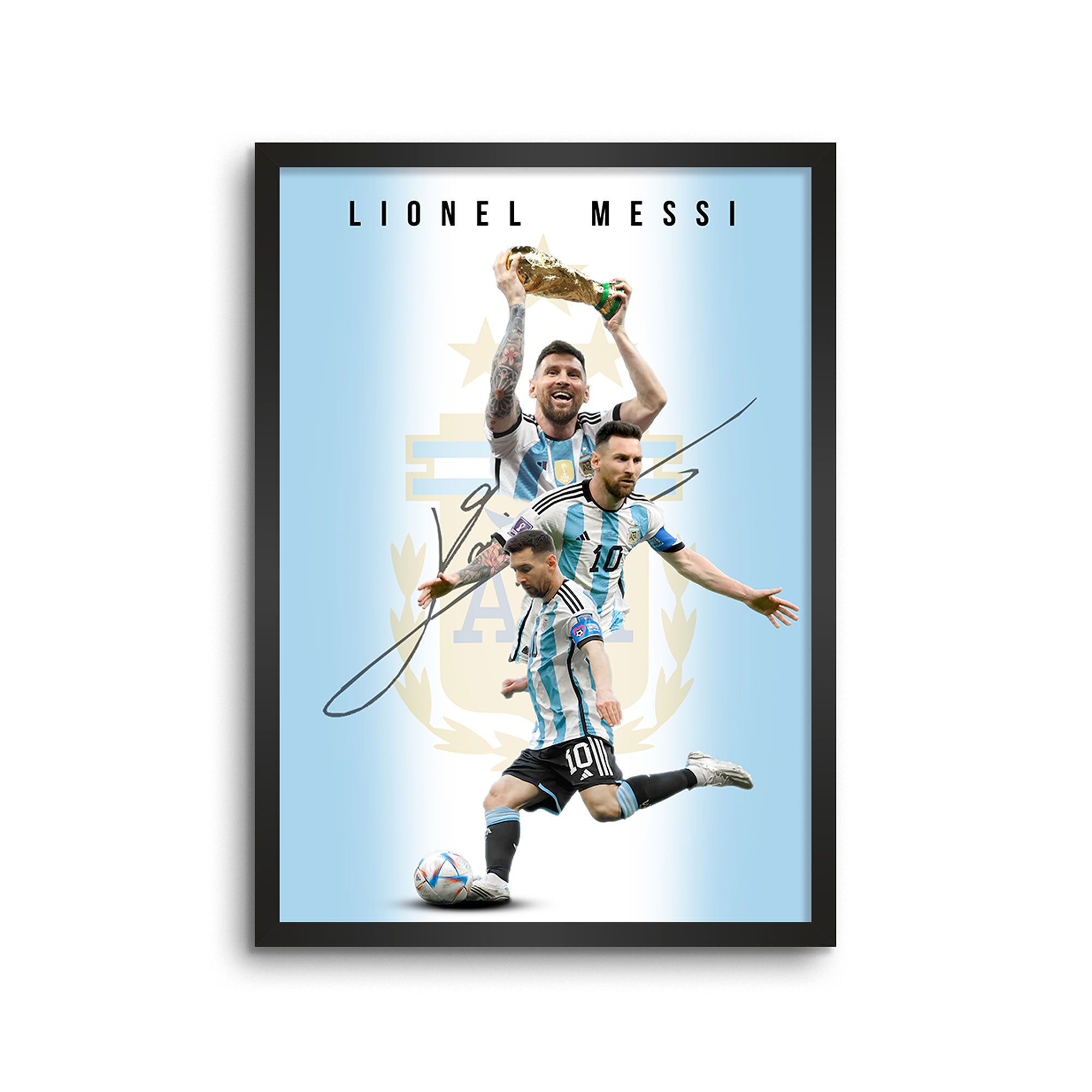 Football | Messi Legend World Cup Winner 2022 Framed Poster(Wall Art ...