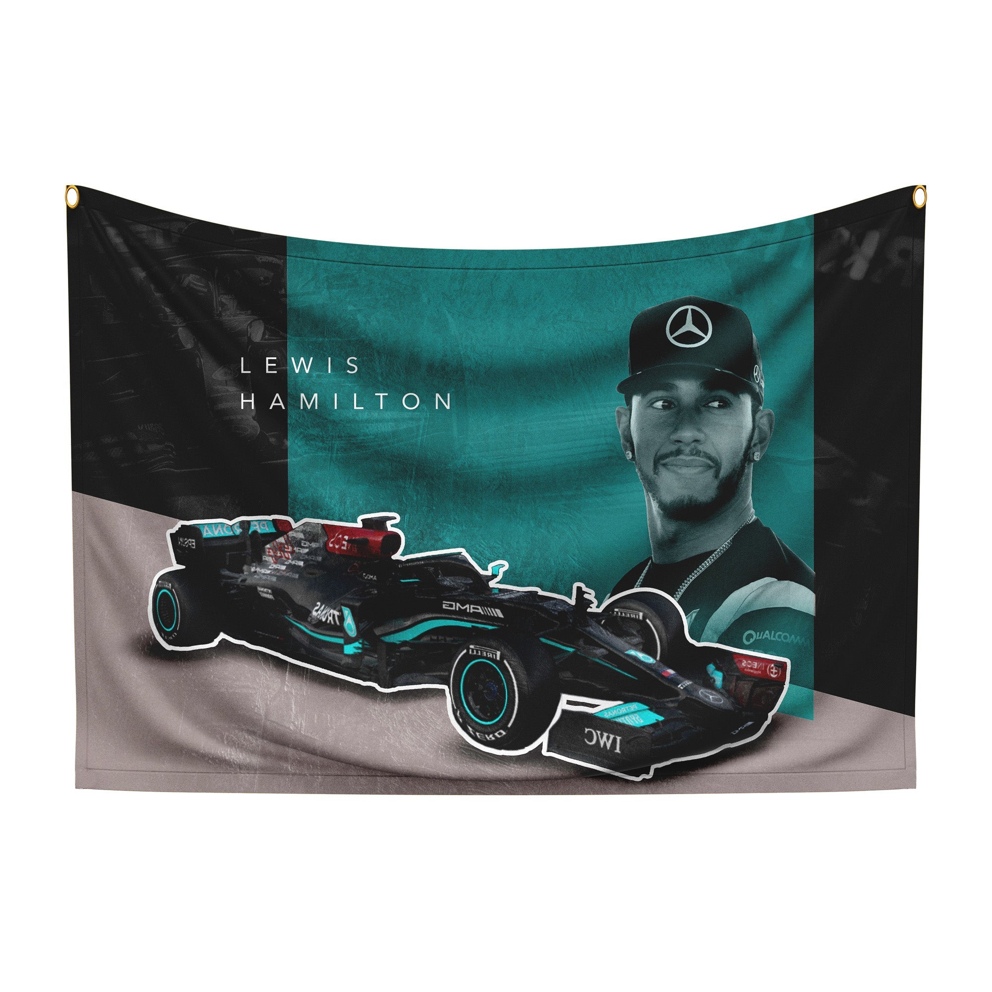 F1 Flag | Lewis Hamilton Concept Art HQ 2022 Ed. Flag – Lamron.co
