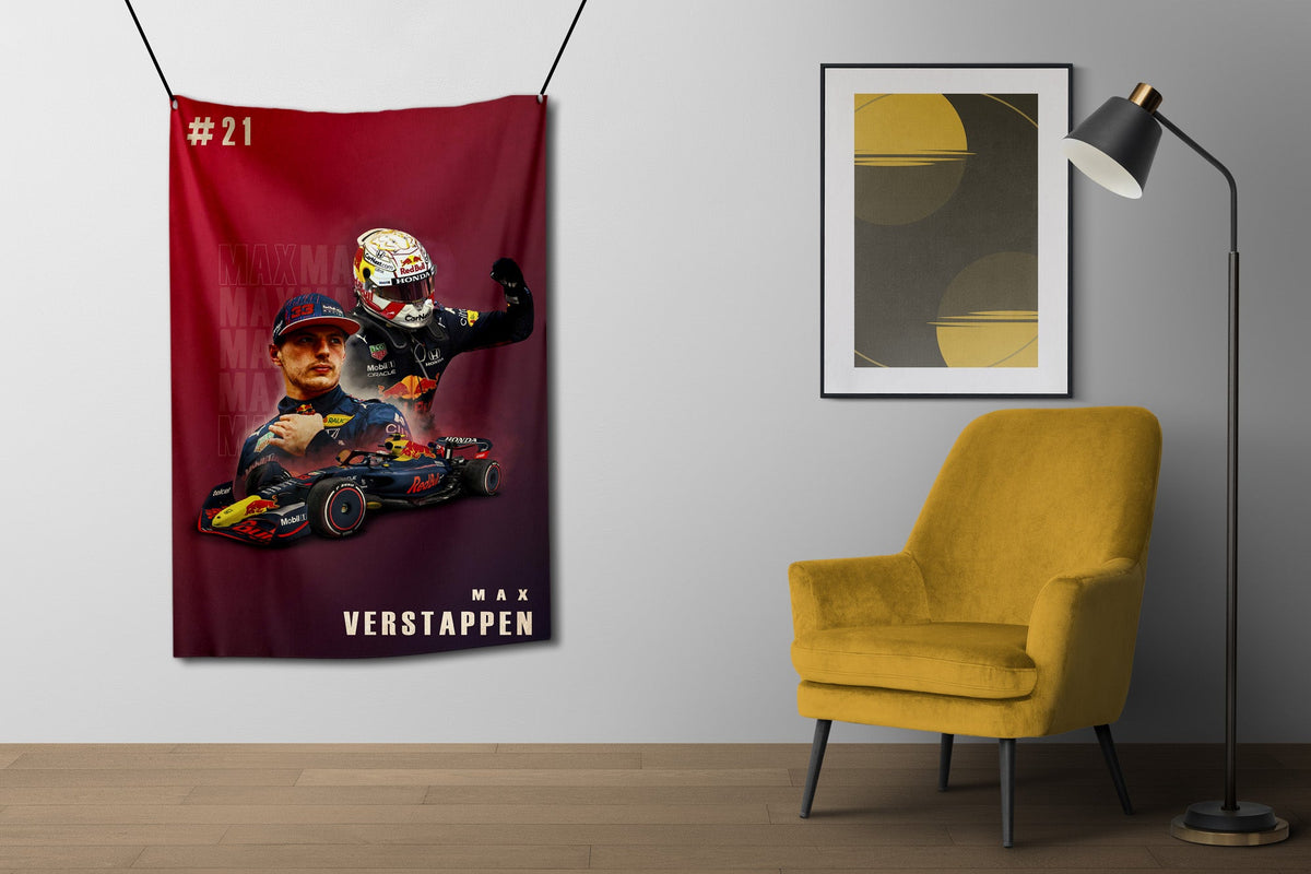 F1 Flag | Max Verstappen Formula 1 HQ 2022 Ed. Flag – Lamron.co
