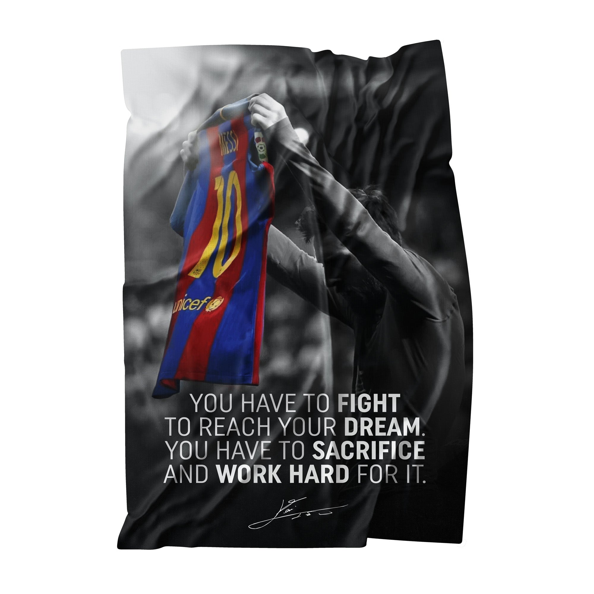 Football Flag | Lionel messi Barcelona Flag – Lamron.co