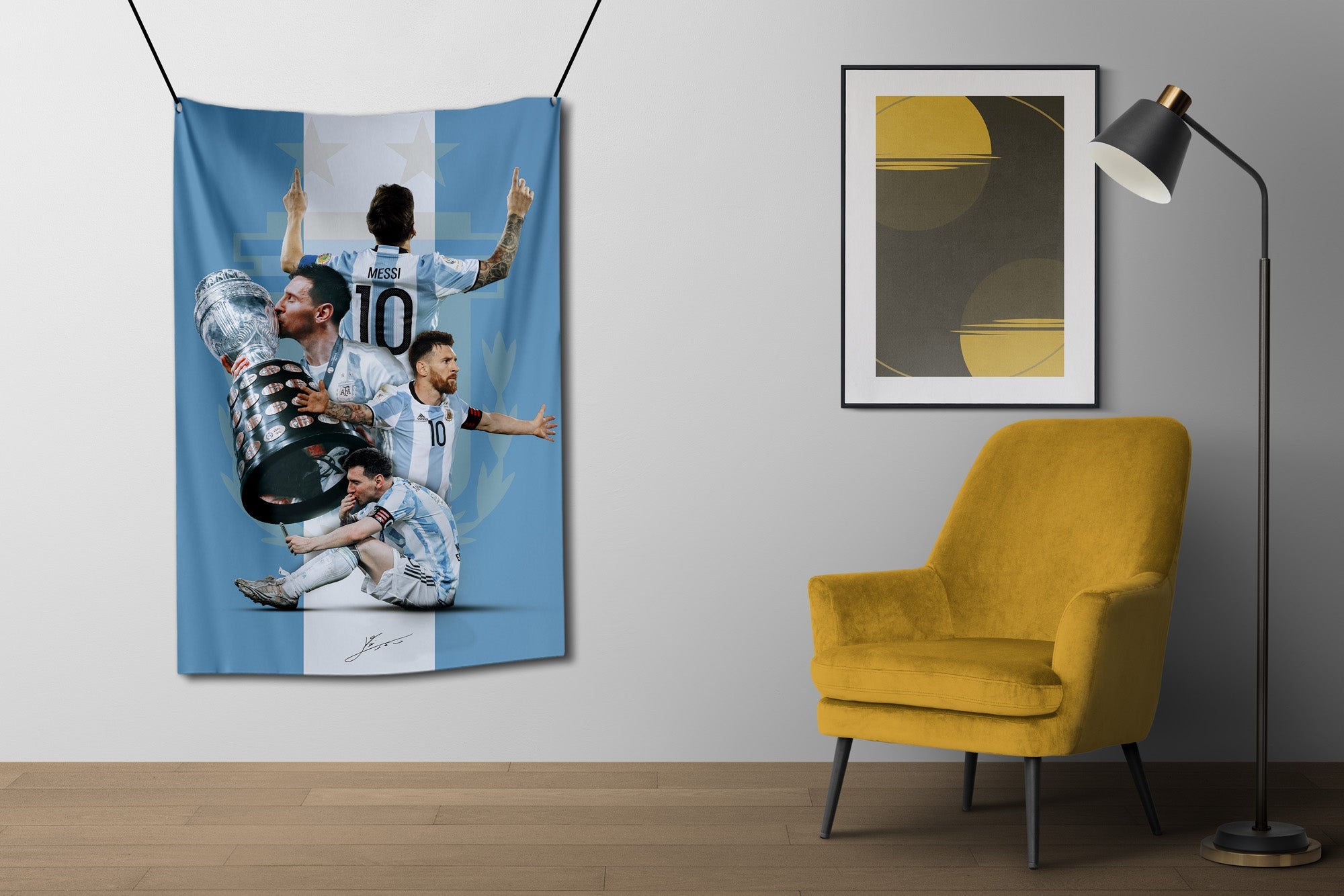 Football Flag | Messi Argentina Legend Flag – Lamron.co