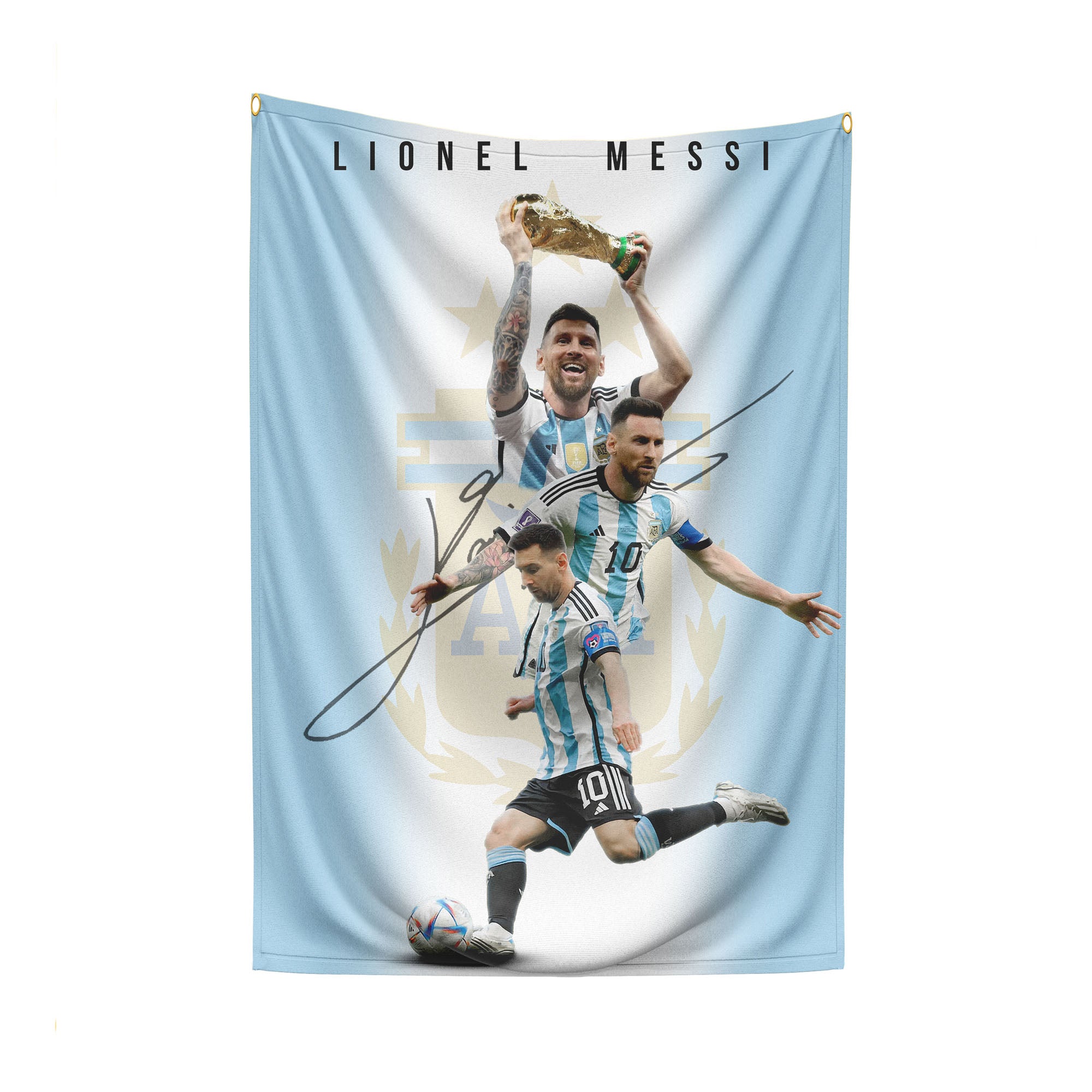Football Flag | Messi Legend World Cup Winner 2022 Flag – Lamron.co