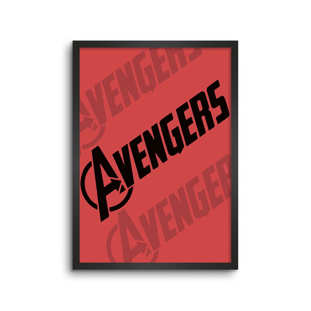Marvel | Avengers Simple Framed Poster(Wall Art) – Lamron.co